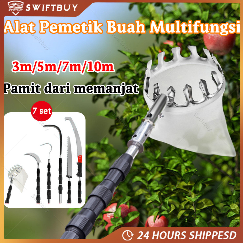 Jual Alat Pemetik Buah Alat Berkebun Pemetik Alat Tongkat Pemetik Tongkat Panjang Untuk Petik ...
