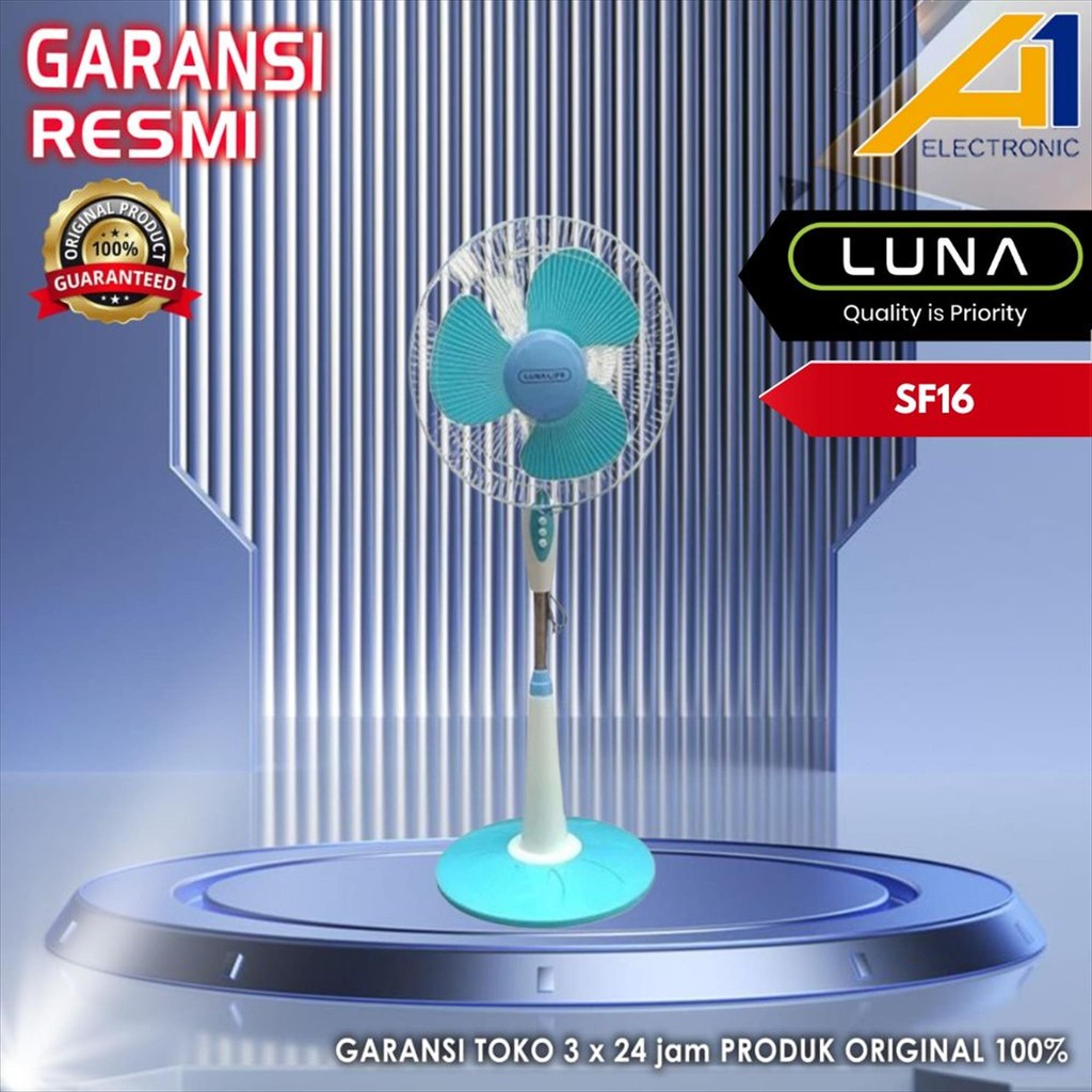 Jual Kipas Angin LUNALIFE SF16 / SF 16 KIPAS ANGIN stand fan BESI 16 ...