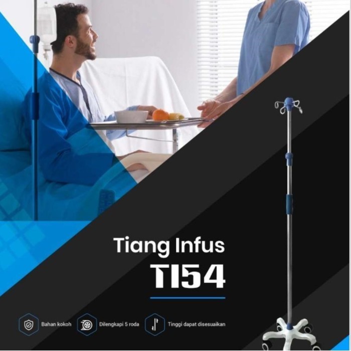 Jual GTT Luna Life Standart Tiang Infus Adjustable TI54 Stainless Steel ...