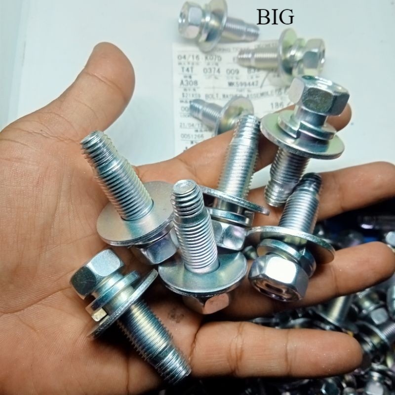 Jual BOLT 12 × 30 MM BAUT 17 panjang 3cm DOBEL RING BAUT ORI BAUT SASIS ...