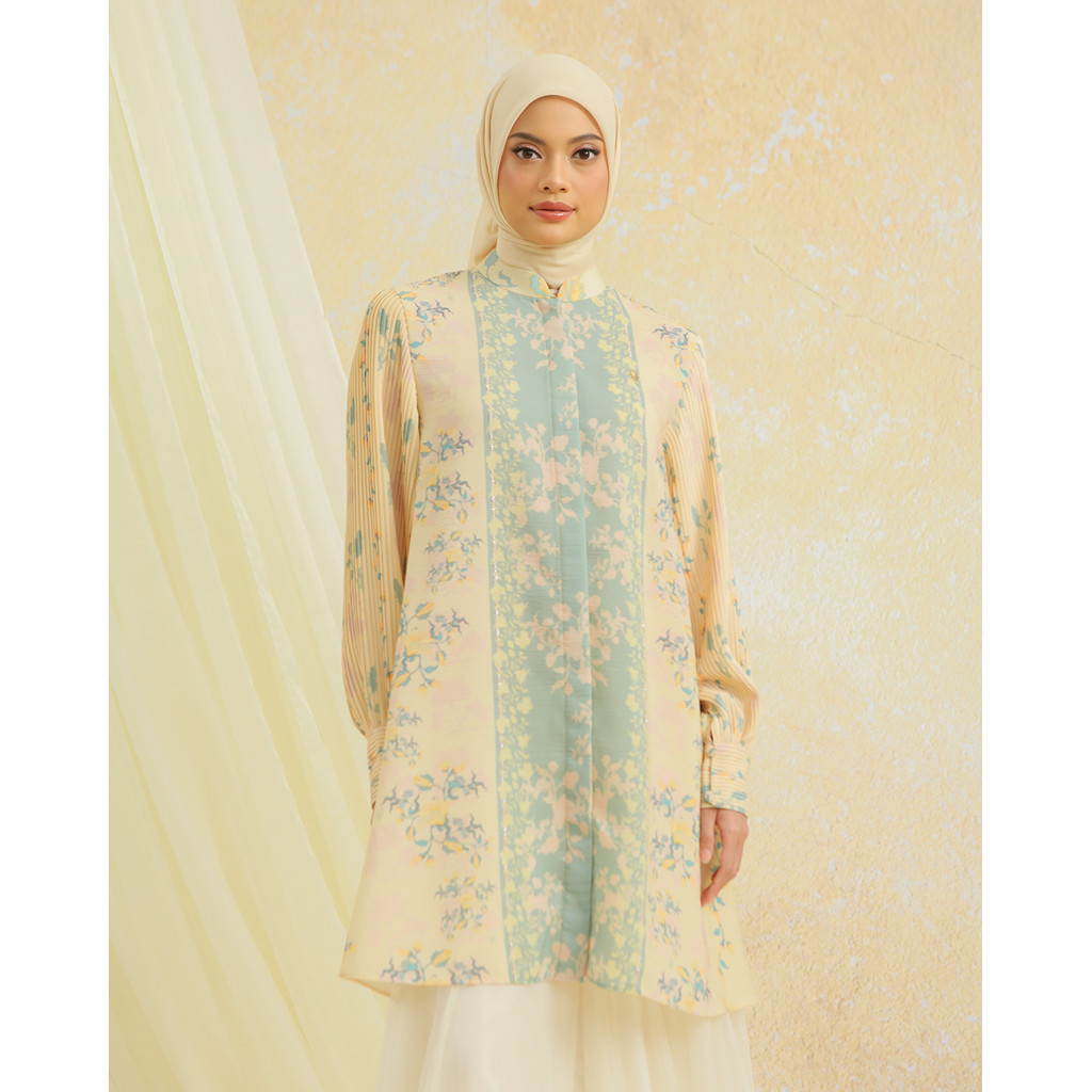Jual Muda Official Nattaya Tunic - Teal | Shopee Indonesia