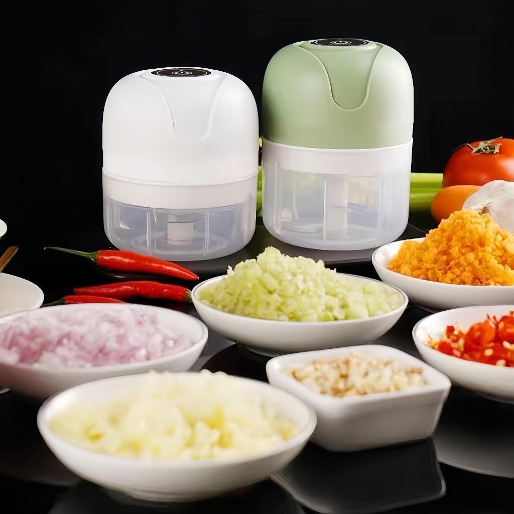 Jual [COD] Mini Chopper Blender 250ML Portable Gilingan Mini Bumbu dan ...