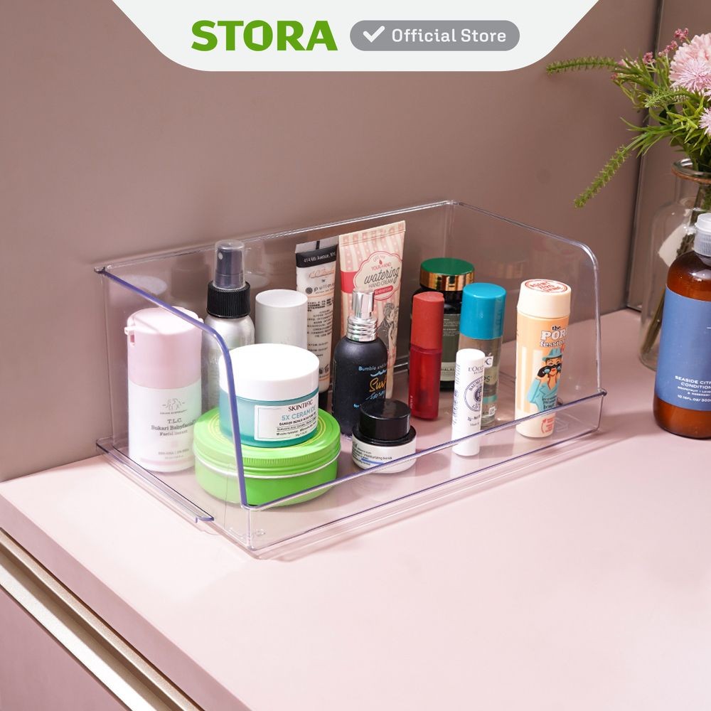 Jual Stora Kotak Penyimpanan Stackable Kotak Serbaguna Plastik Wadah ...