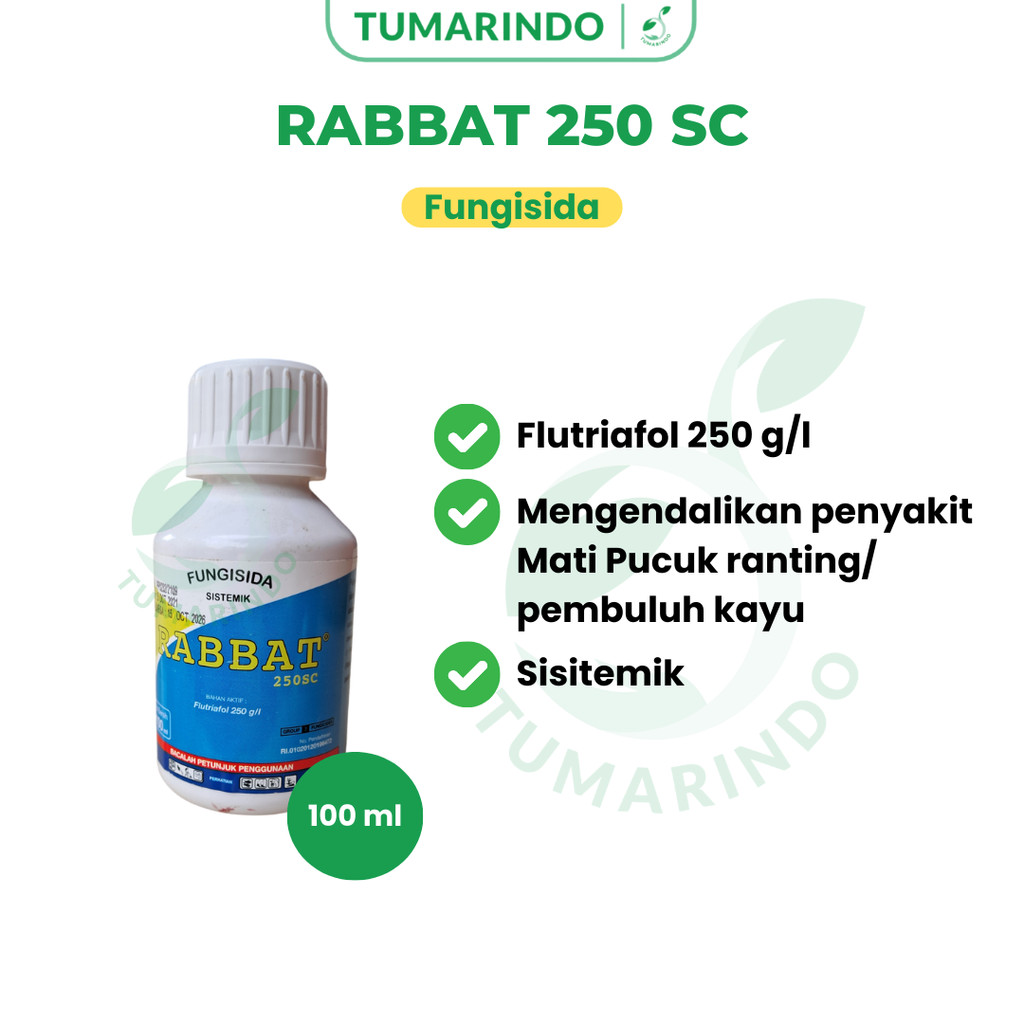 Jual Rabbat 250SC 100ml Fungisida Sistemik Pencegah dan Pembasmi Jamur ...