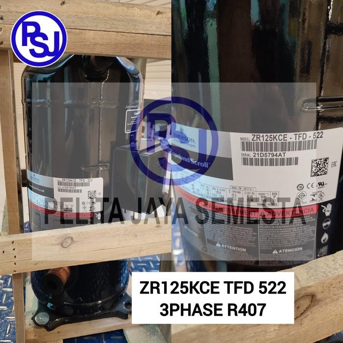 Jual Kompresor Copeland ZR125KCE-TFD-522 / Compressor Copeland ZR125KCE ...