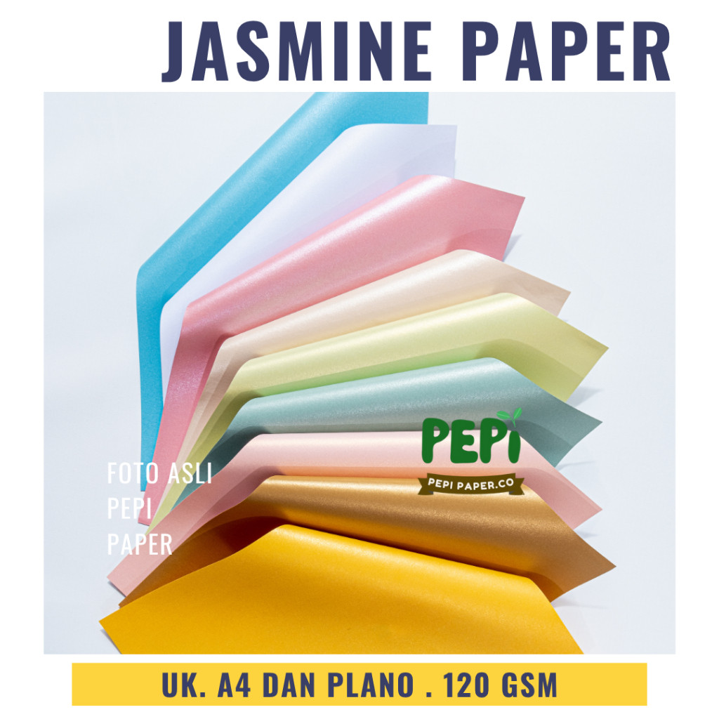 Jual TOKOMAWARKUNING [ 5 Lembar ] Kertas Jasmine Paper 120 GSM A4 & [ 1 ...