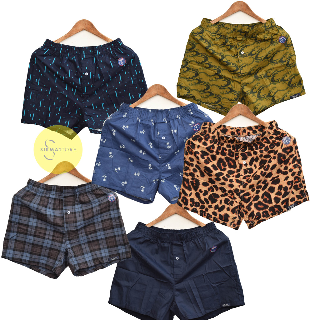 Jual Celana Boxer Pria/ Laki Dewasa celana bokser murah Bahan Katun ...