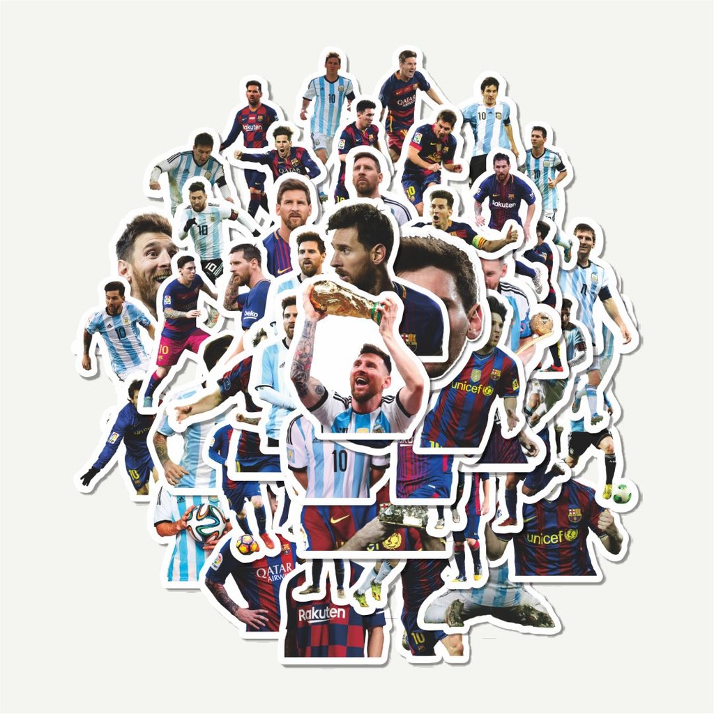 Jual Sticker Pack Stiker Leo Messi | Sticker TUMBLR | Stiker LAPTOP ...
