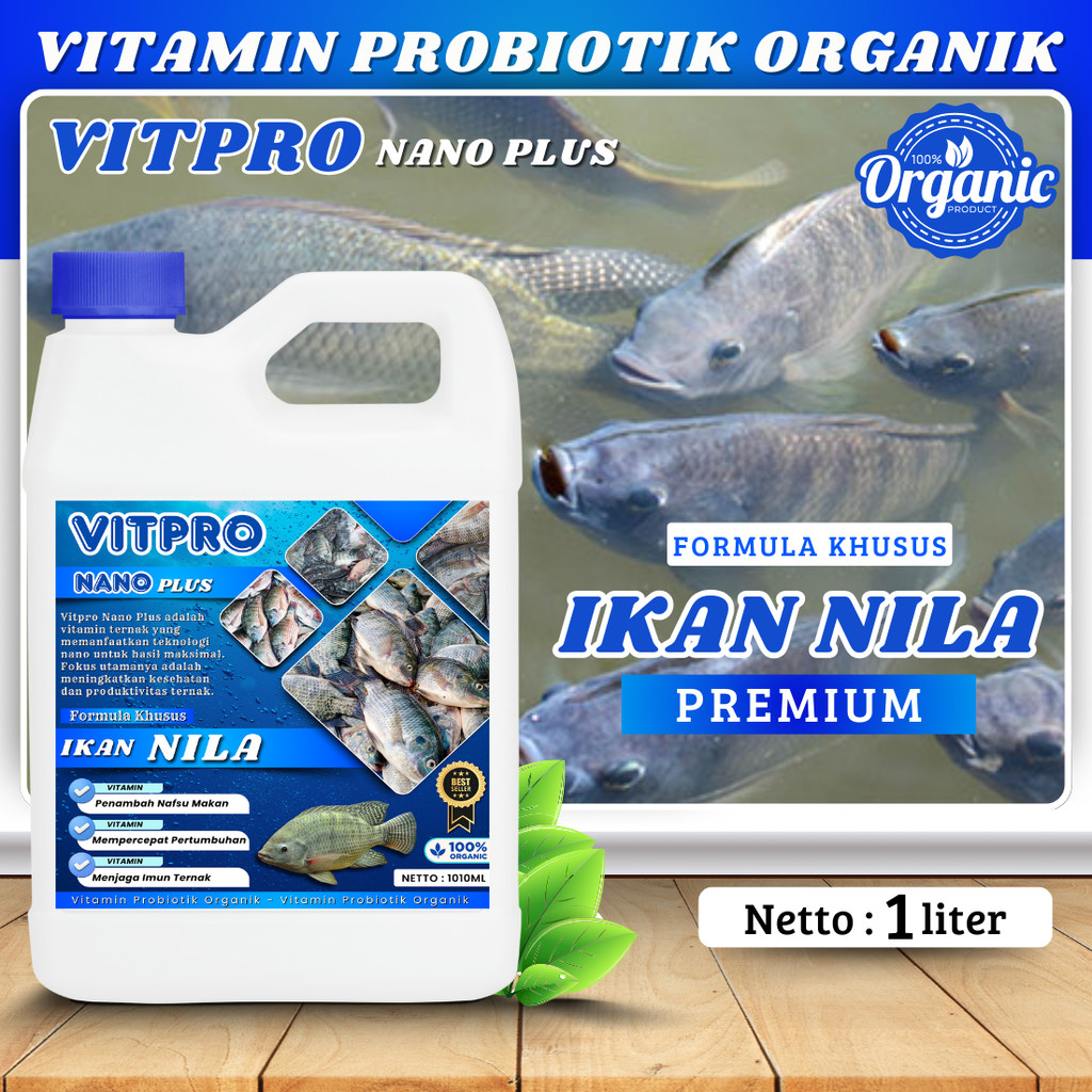 Jual Vitpro Nano Plus IKAN NILA | Vitamin & Probiotik Ikan Nila Cepat ...