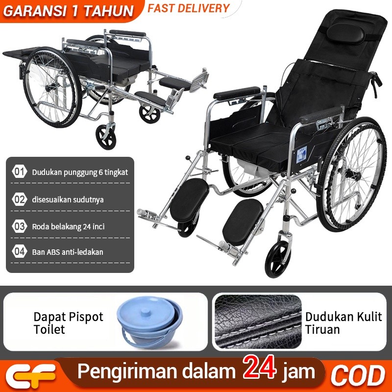 Jual Promo Epic Finds Kursi Roda Wheelchair Reclining Luxury Kursi Roda ...
