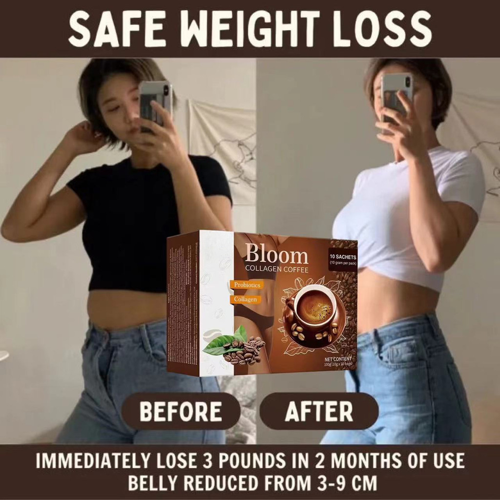 Jual NUGEN [ ISI 10 SACHET ] 100gr Bloom Collagen Coffee Instant ...