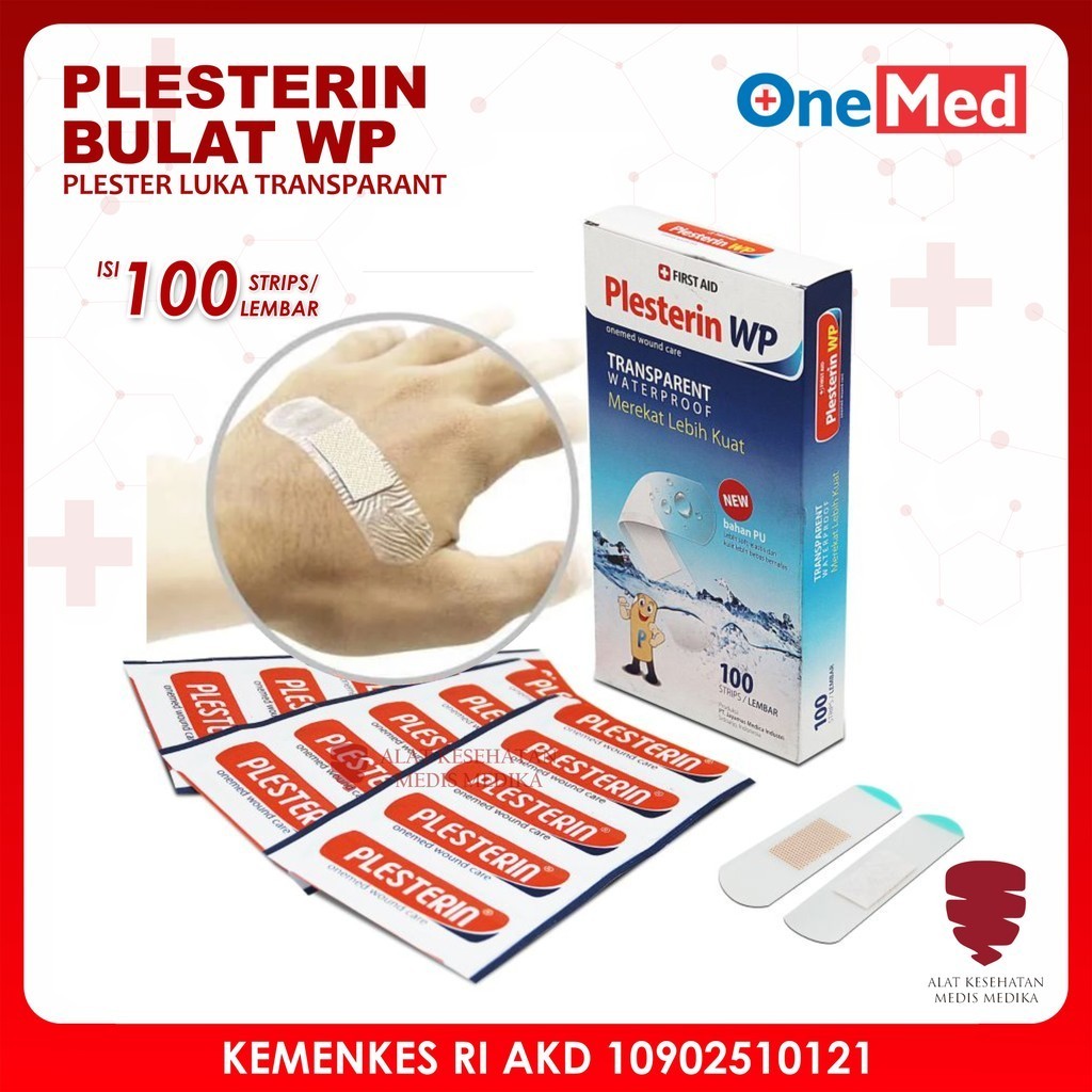 Jual Onemed Plesterin WP Plaster Luka Kedap Air Trasnparan Peralatan ...
