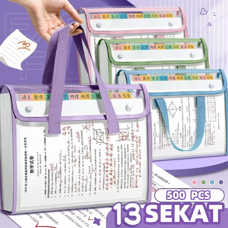 Jual Transparan File Folder Document Bag Tas Dokumen File A4 Ukuran ...