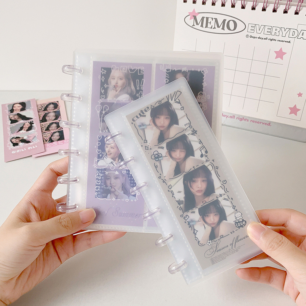 Jual Hisocute Mini 4 Grid Binder Photo Album Buku Organizer F4 untuk ...