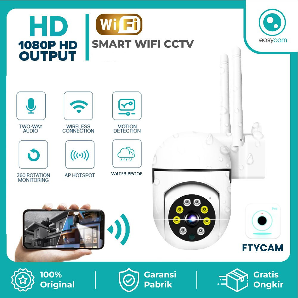 Jual Cctv Wifi Outdoor HD PTZ IP Kamera Cctv Wide Angle 360 Derajat ...