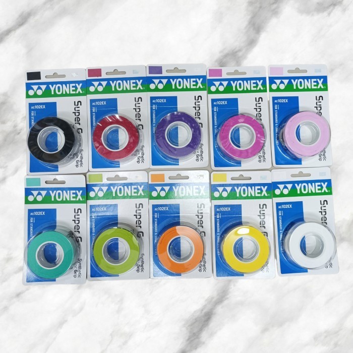 Jual Super Grip Yonex AC102EX Badminton dan tenis Olahraga isi 3 | Shopee Indonesia