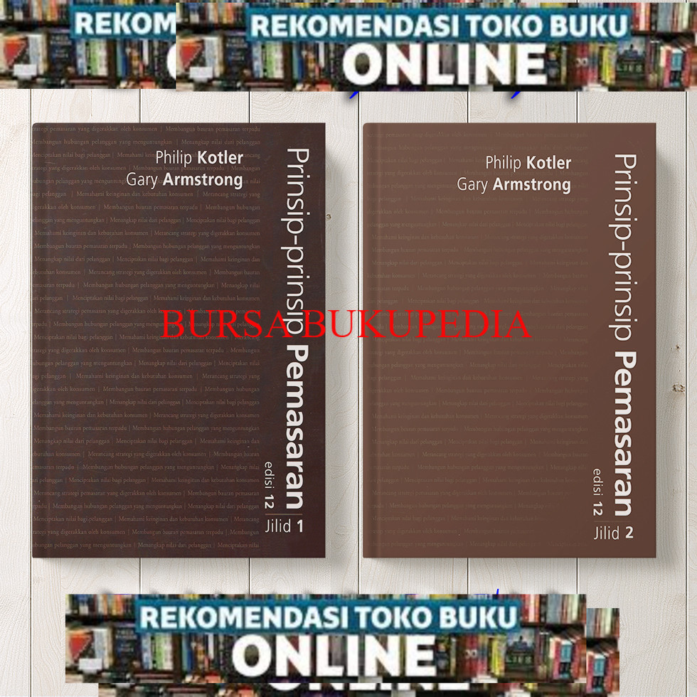 Jual Prinsip prinsip Pemasaran edisi 12 jilid 1&2 kotler | Shopee Indonesia