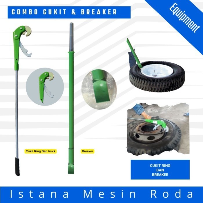 Jual paket alat pembuka combo cukit truck dan breaker buka ban truck ...
