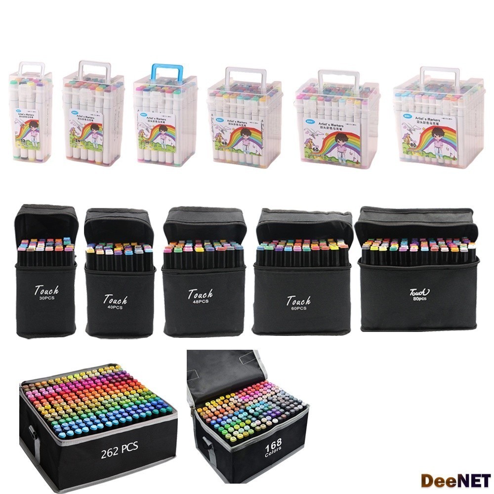 Jual Spidol Dual Side Fine Art Marker 12 / 24 / 30 / 36 / 40 / 48 / 60 ...