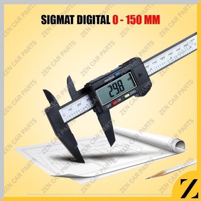 Jual Sigmat Jangka Sorong Digital LCD Vernier Caliper Alat Ukur 6 inch 150 mm 15 cm 150mm 15cm ...