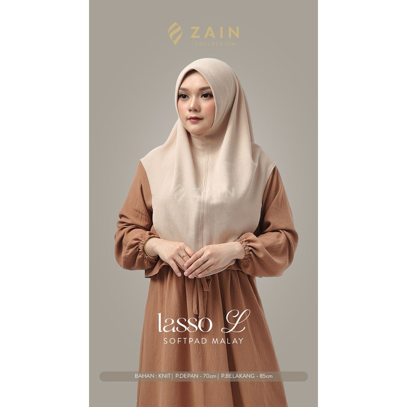 Jual Jilbab Instan Bergo Lasso L Knit By Zain Collection BY QOID | Shopee Indonesia