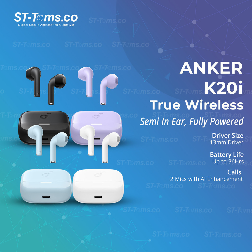 Jual Anker Soundcore K20i / K 20i / K20 i Half In Ear TWS True Wireless ...
