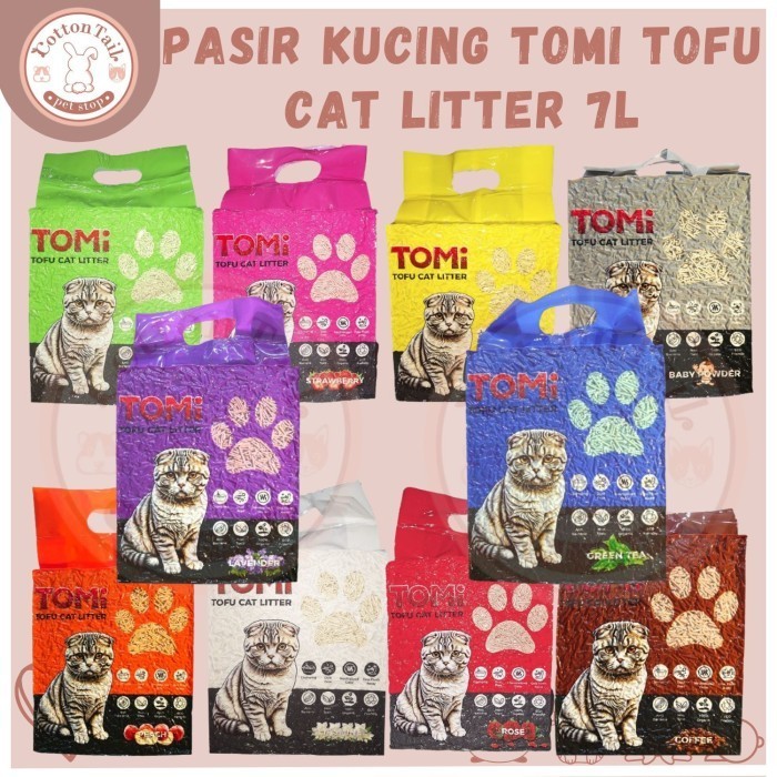Jual TOMi TOFU CAT LITTER 7L - Pasir Tofu Gumpal Wangi TOMi Tofu 7L (2 ...