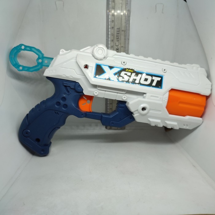 Jual TOYS Mainan Pistol Foam Bullet Dart Zuru XShot TK - IV Bonus Pluru ...