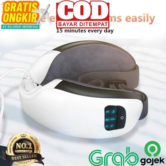 Jual Alat Kesehatan Kompres Pijat Mata Bluetooth/ Alat Reflexy Mata ...