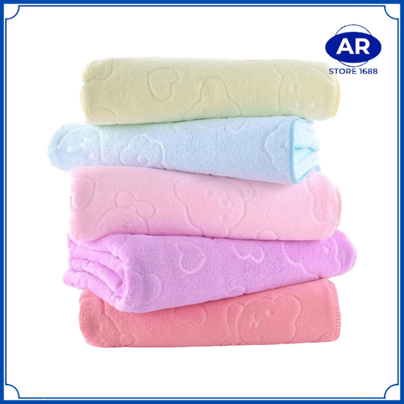 Jual AR PAKET 5PCS Handuk Muka Mini Anak Motif Beruang ukuran 30x30 cm ...