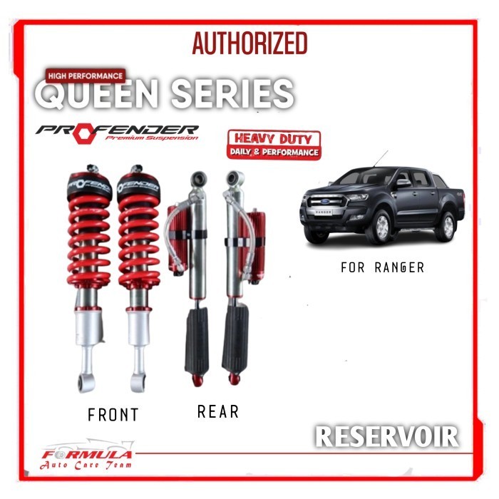 Jual Queen Series Shockbreaker Profender Mono tube 2.0 Ford Ranger T6 ...