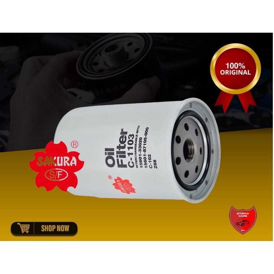 Jual OIL FILTER FOR TOYOTA KIJANG 3K / COROLLA KE 20/30, HIACE BENSIN12 ...