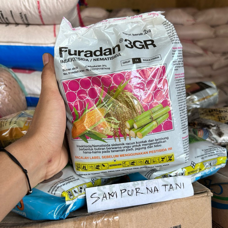 Jual Furadan 3GR 1kg/pengendali hama media tanam/pembasmi rayap tanah ...