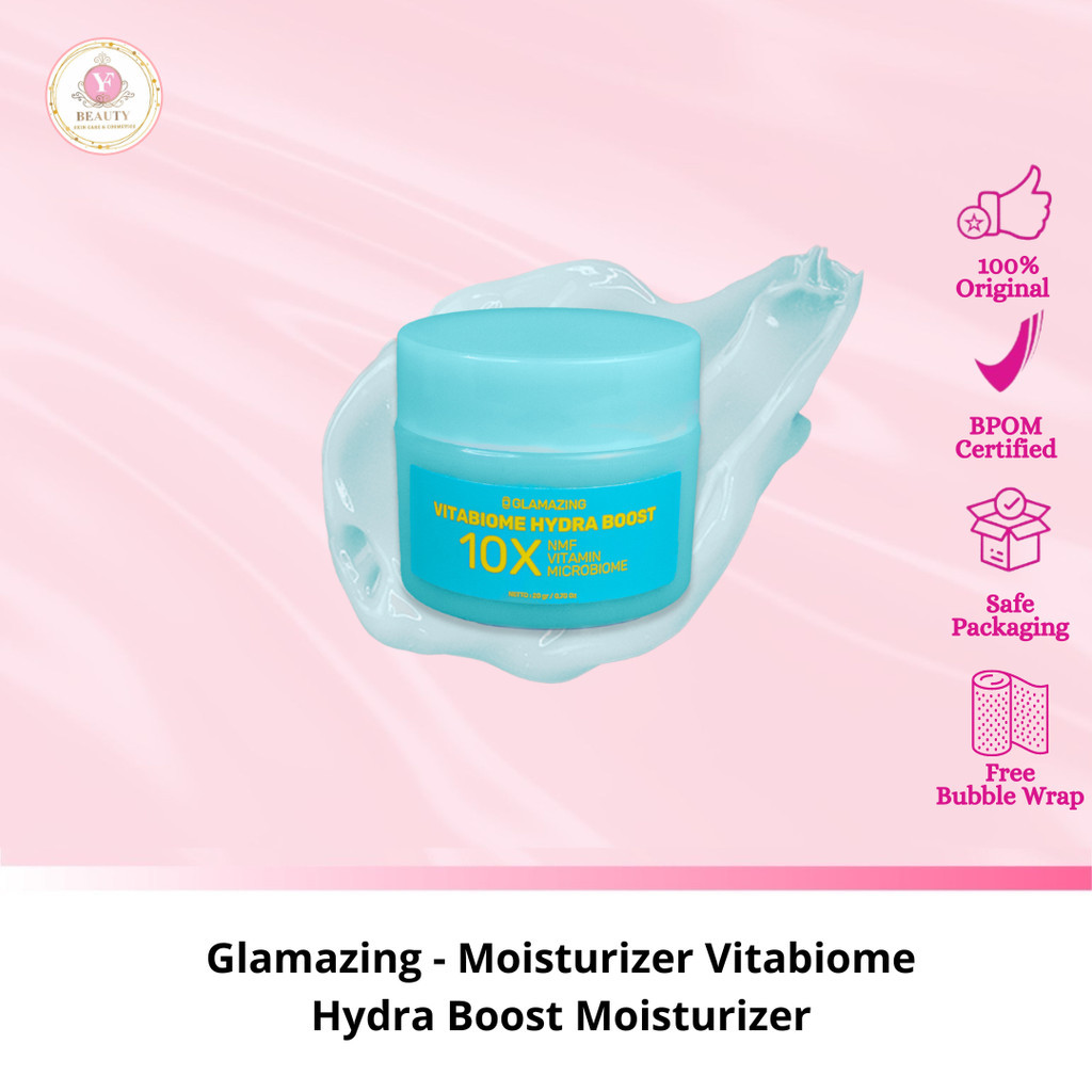 Jual YF BEAUTY Glamazing - Moisturizer Vitabiome Hydra Boost Moisturizer BIRU | Shopee Indonesia