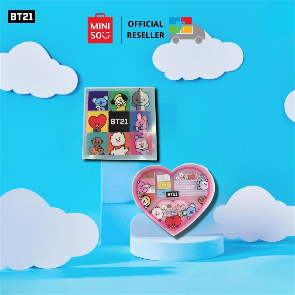 Jual MINISO x BT21 Collection Stiker / Sticky Note | Shopee Indonesia