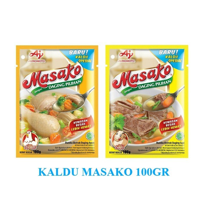 Jual [100gr] MASAKO AYAM & SAPI 100gr Kaldu ayam Kaldu Sapi Bumbu ...