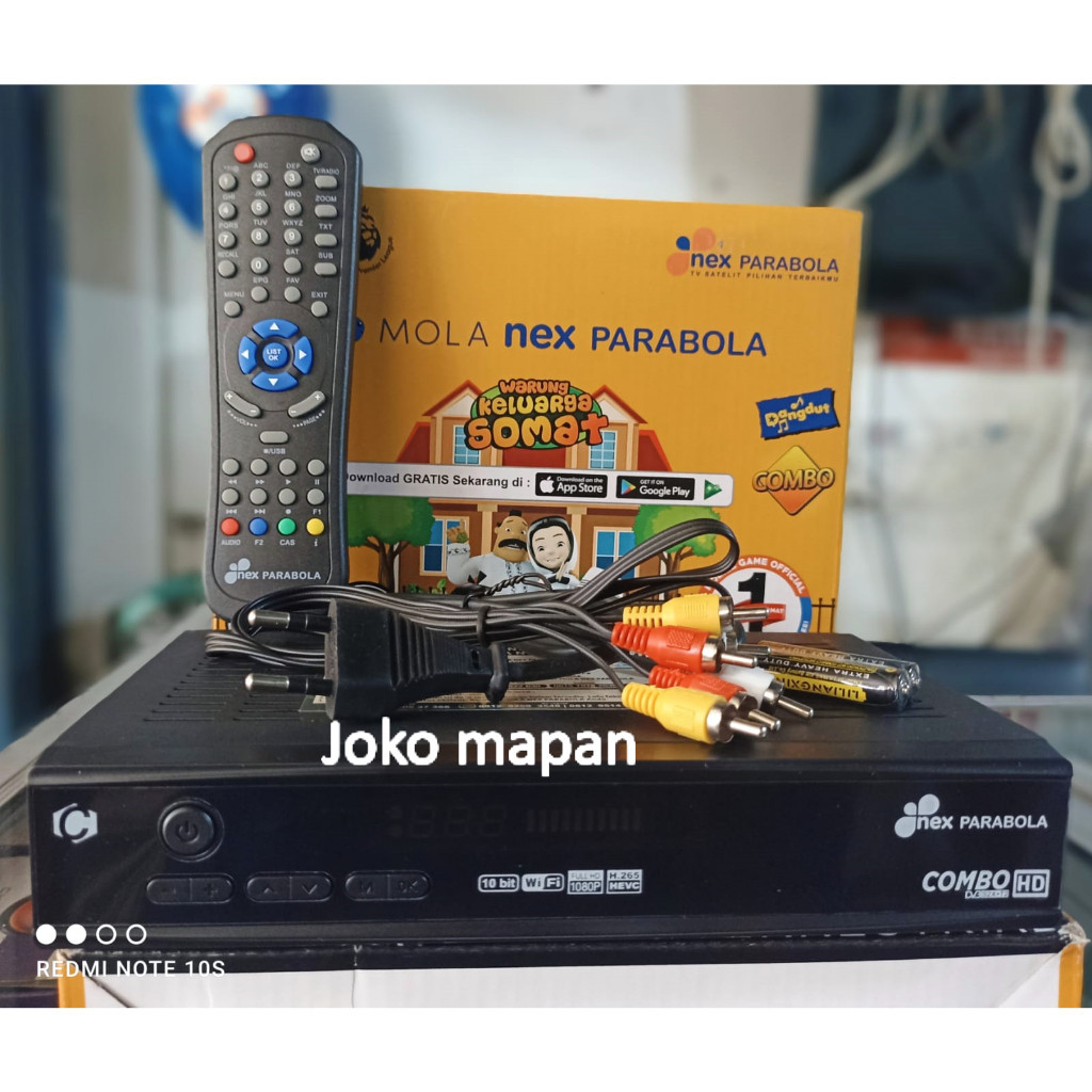 Jual RECEIVER NEX PARABOLA COMBO NEX PARABOLA KUNING MOLATV TERLARIS ...