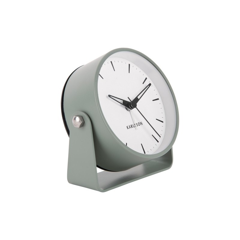 Jual Karlsson Alarm Clock Calm Metal Grayed Jade D. 11cm | Shopee Indonesia