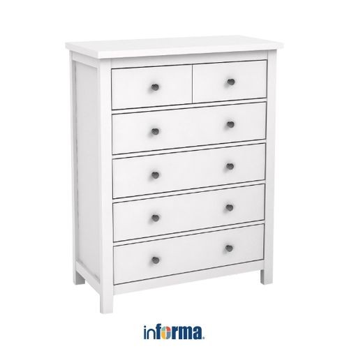 Jual Informa Emma Laci Pakaian 5 Tingkat - Putih Laci Kabinet Serbaguna ...