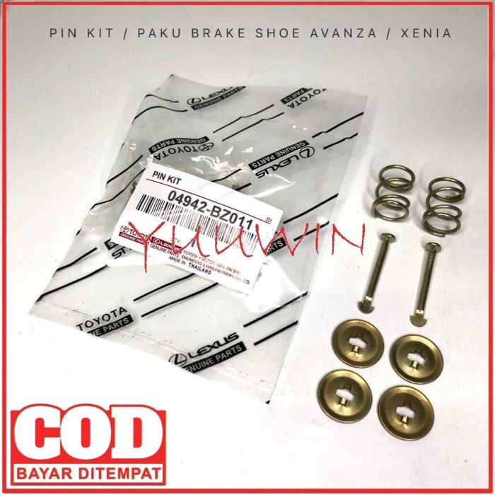 Jual PIN KIT PAKU KAMPAS REM AVANZA - BRAKE SHOE PIN KIT AVANZA XENIA ...