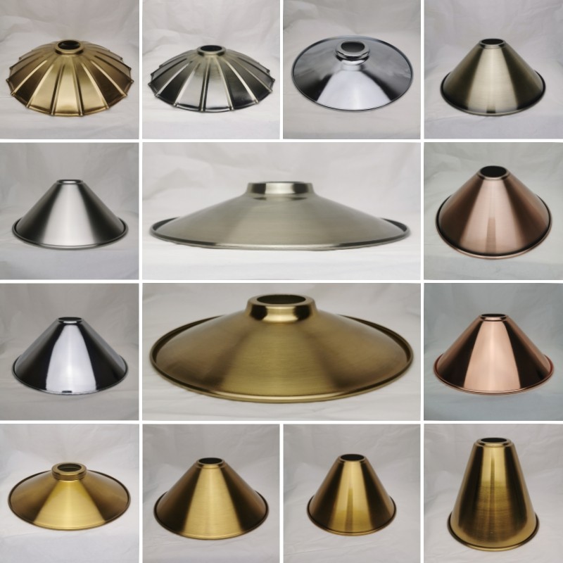 Jual Metal lampshade Finished Iron light shade 4 style Edison Fixture ...