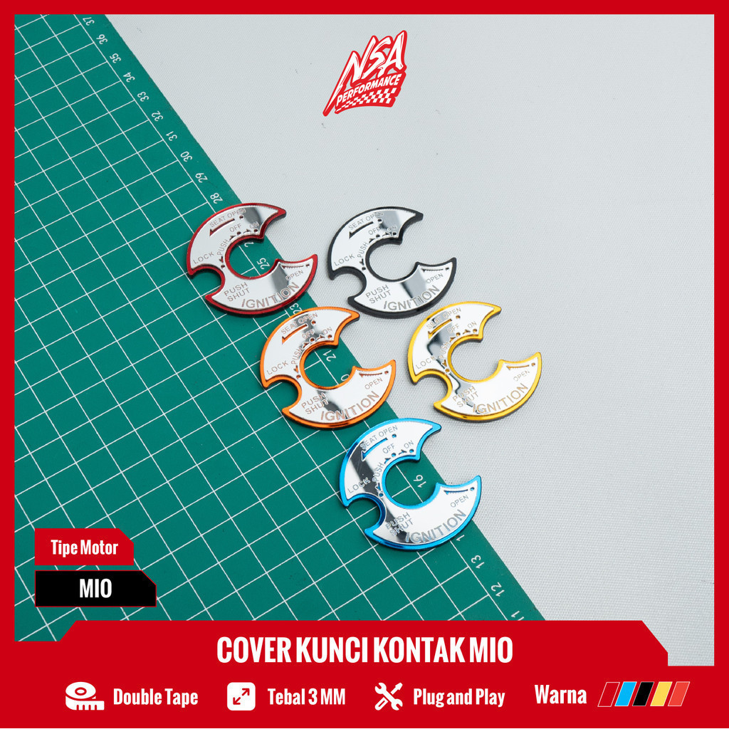 Jual NSA EMBLEM COVER KUNCI KONTAK MOTOR NMAX OLD AEROX OLD, MIO M3 ...