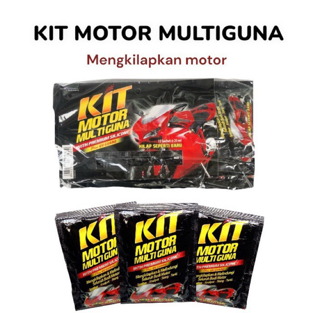 Jual Kit Motor Multiguna Kit Poles Body Motor 25ml 25 ml Sachet ...