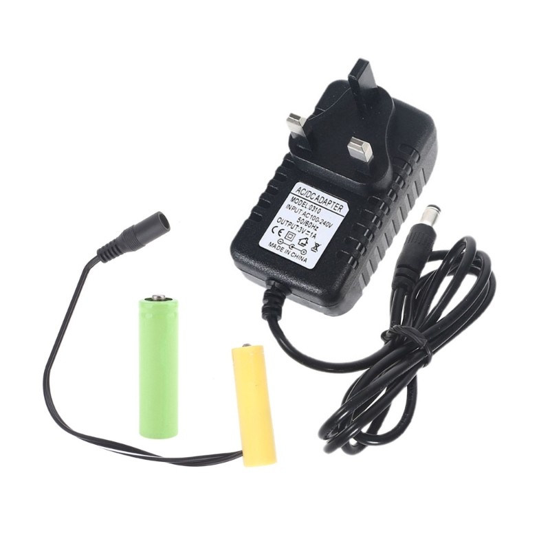 Jual AA Battery Eliminators Power Supply Adapter,3V Replace 2 AA ...