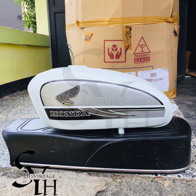 Jual tangki cb100 125 set jog tangki galvanis set tangki lembayung ungu ...