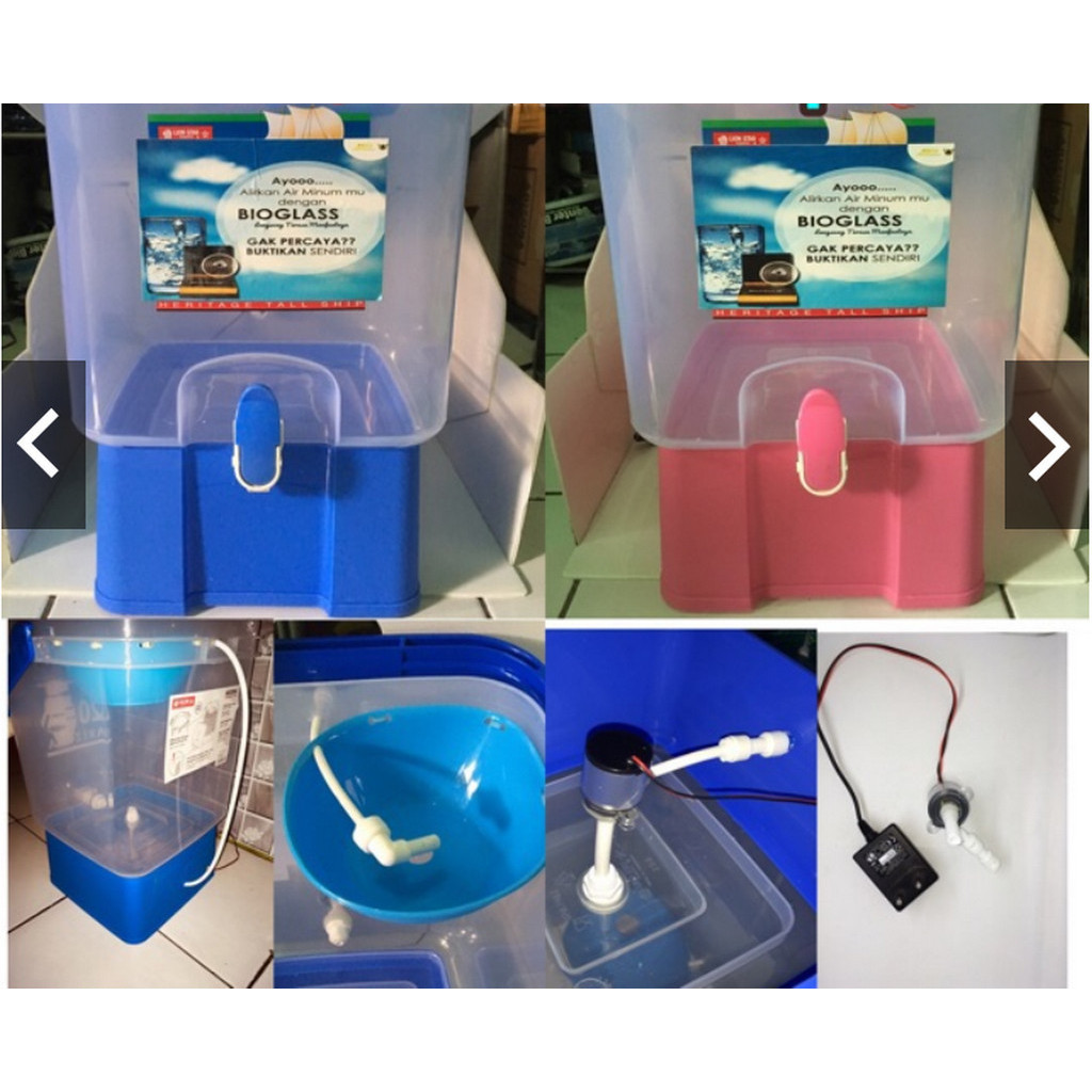 Jual JAKNOT 45 Galon bioglass galon suling bioglas mci dispense bio ...