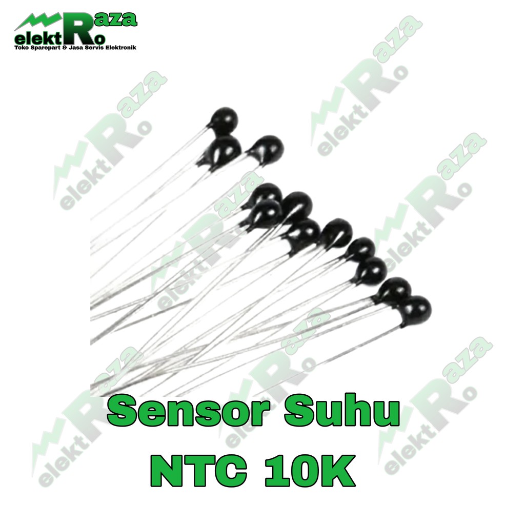 Jual NTC 10K thermistor 10 Kilo Ohm MF2 103 MF52AT Temperature sensor ...