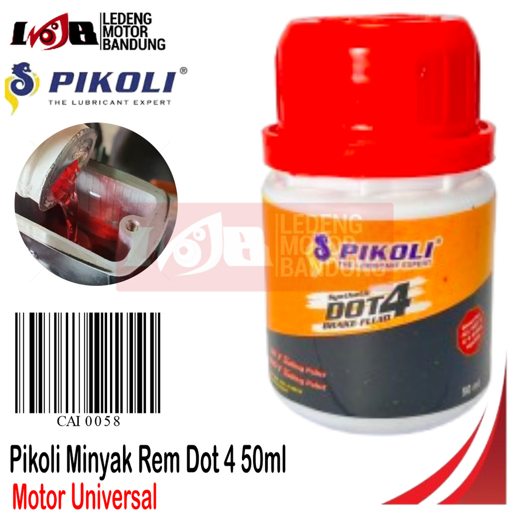 Jual Pikoli Oli Minyak Rem Dot 4 Ukuran 50ml Motor Matic Bebek Sport ...