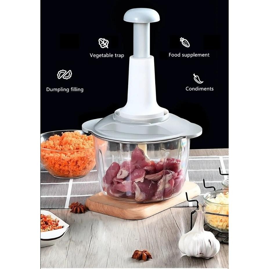 Jual Blender Manual Portable Choper Penggiling Daging Bumbu Dan Sayuran ...