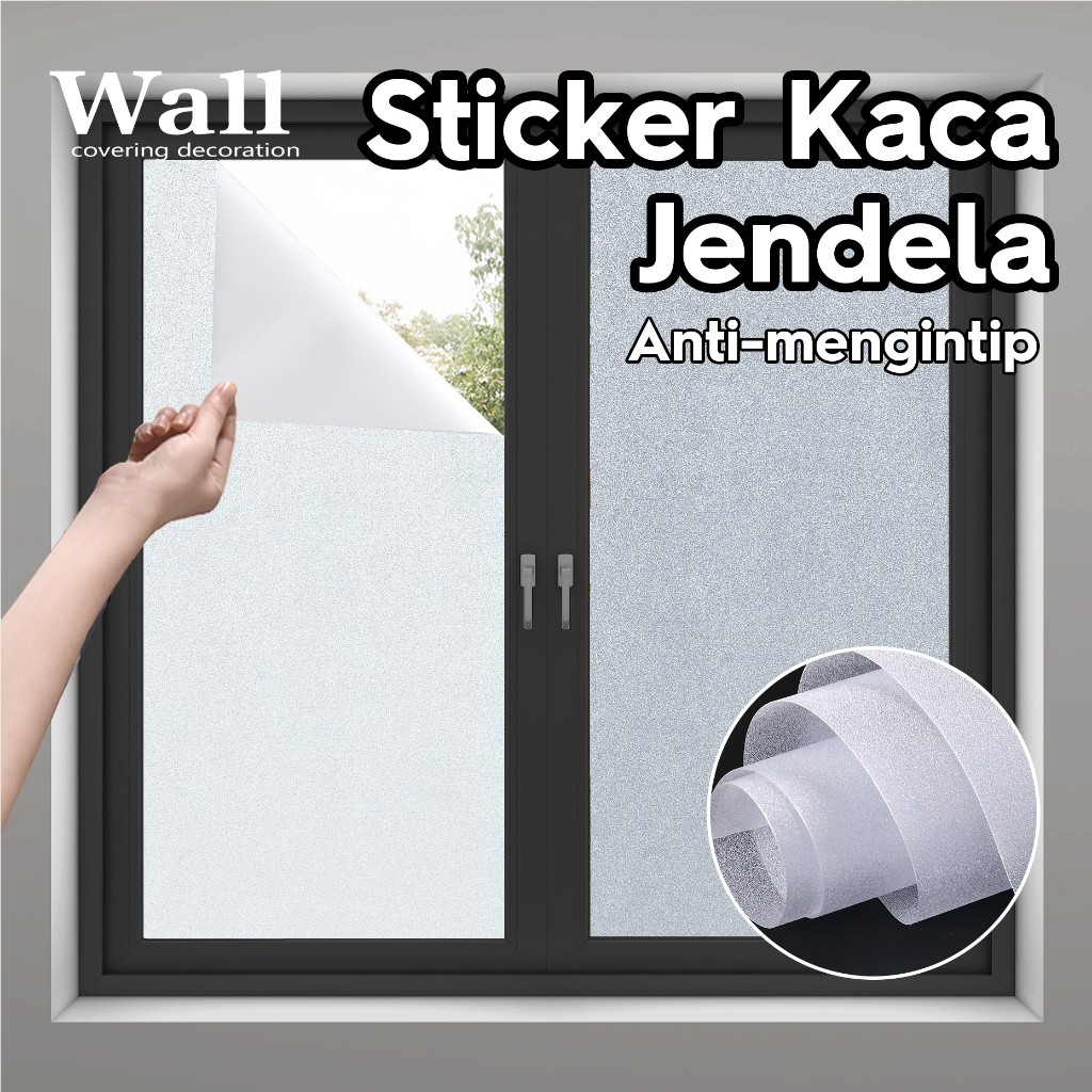 Jual 【Ukuran besar】Sticker Kaca Sandblast Sunblast Polos Beberapa ...